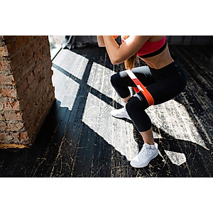 Nyack Exchange Resistance Loop Exercise/Rehab Band Set. for Use At Home Or On The Go. Build leg, Glute Muscles. Carry Bag Included, Set of 5
