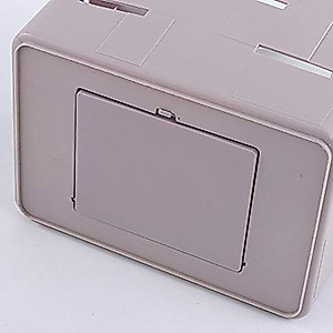 UNNIQ Trash can, Garbage bin Household can be Used in The Kitchen, Bedroom and Living Room PP Material Trash bin with Gland