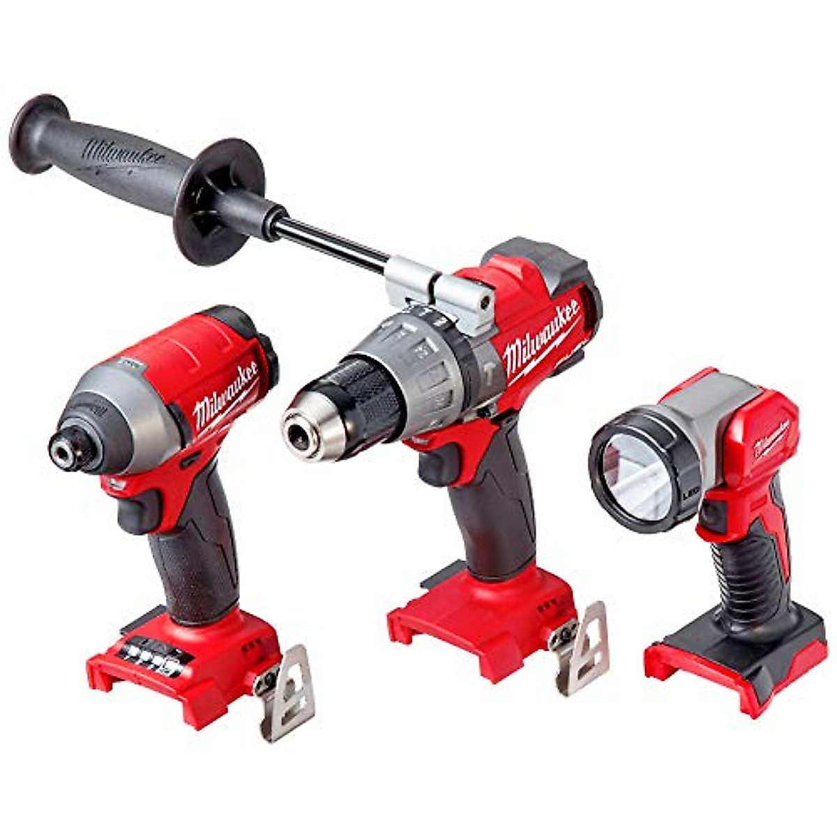 Milwaukee 2896-26 M18 Fuel 18-Volt Lithium-Ion Brushless Cordless Combo Kit (6-Tool) with (2) 5.0 Ah Batteries, (1) Charger, (2) Tool Bags