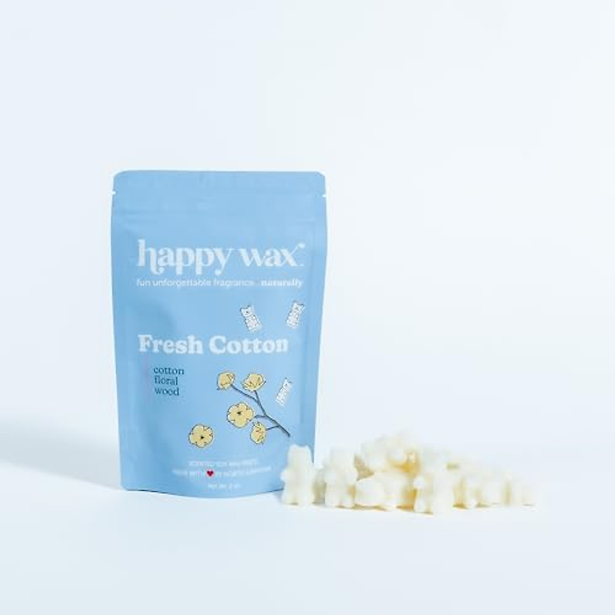 Happy Wax Marble Signature Warmer and Wax Melts Kit (Fresh)