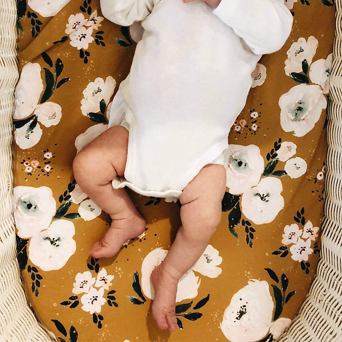 Stroller Mattress Sheet Knitted Soft Breathable Printed Mattress Nursing Table Changing Cover Suitable for Baby Girls and Boys Standard Upholstered