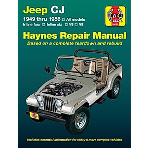 Jeep CJ, Scrambler, Renegade. Laredo & Golden Eagle (49-86) Haynes Repair Manual [Paperback] Larry Warren and John H. Haynes