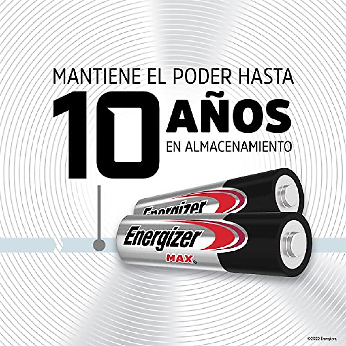 Eveready Energizer Max Alkaline AAA Batteries 8 ea, Silver (E92MP-8)