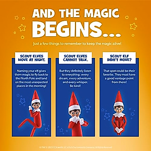 The Elf on the Shelf: A Christmas Tradition - Boy Scout Elf with Blue Eyes - Includes Artfully Illustrated Storybook, Keepsake Box and Official Adoption Certificate
