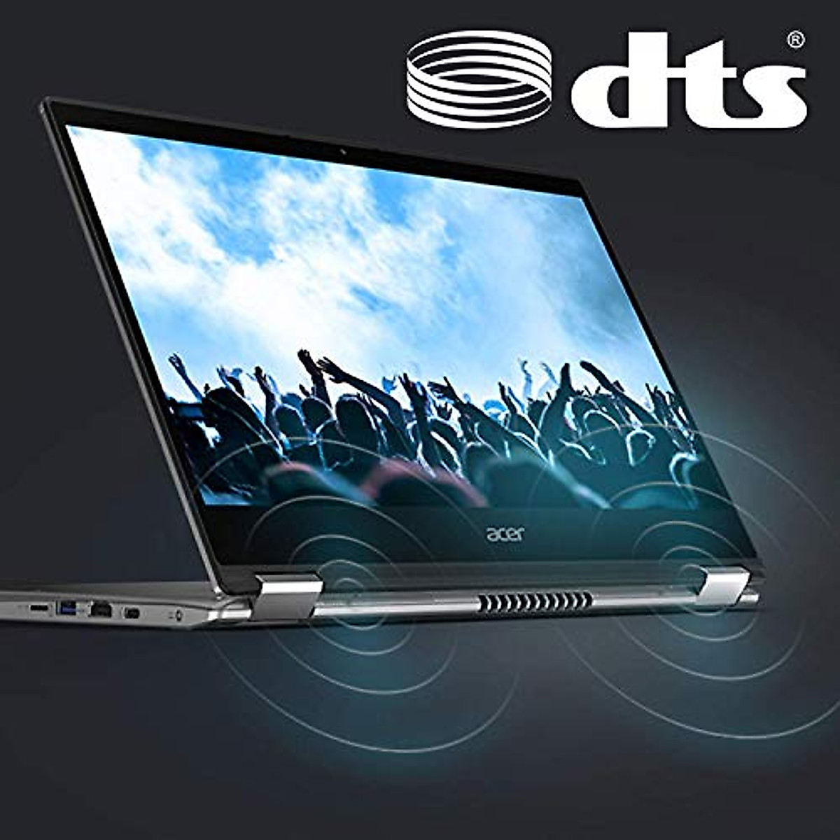 Acer Spin 3 Convertible Laptop, 14" FHD IPS Touch, Intel Core i5-1035G4, 8GB LPDDR4, 512GB NVMe SSD, WiFi 6, Backlit KB, Fingerprint Reader, Rechargeable Active Stylus, SP314-54N-50W3 (Renewed)