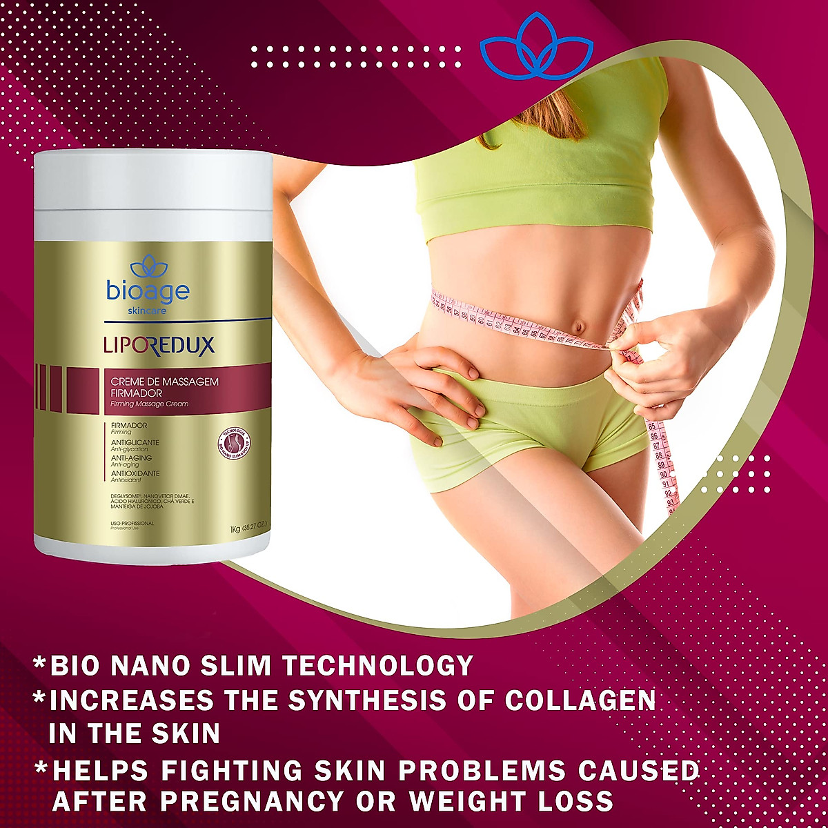 Bioage - Tightening / Firming Massage Cream with Hyaluronic Acid and Jojoba Butter – Antioxidant and Anti-Aging (35 Oz)