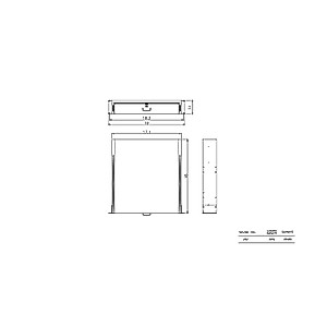 RAISING ELECTRONICS Drawer Server Cabinet Case 19 Inch Locking Rack Mount DJ Lockable Deep Drawer with Key (2U)