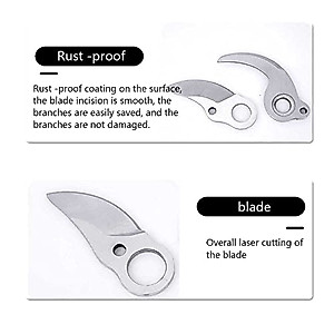 Electric Pruning Shears Replacement Blade, SK5 High Carbon Steel Pruner Blade, 25MM/30MM (0.98 Inch/1.2 Inch) Cutting Diameter, Fixed Blade & Movable Blade ( Color : 1 pair , Size : 1'' ID )