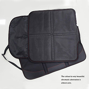 J&C Car Seat Protector 2pcs, 600D Car Seat Protector for Child & Infant Heavy Duty with Non-Slip Spots Universal Fit