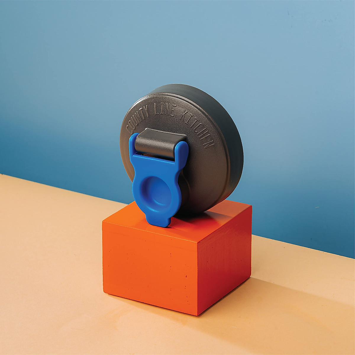 County Line Kitchen Wide Mouth Mason Jar Flip Cap Lid, Durable, Airtight, Leak-Proof Seal - Variety, 3 Pack