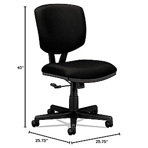 HON 5701GA10T Volt Series Task Chair, Black Fabric
