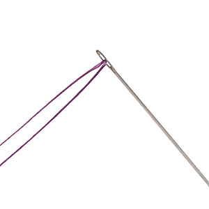 The Beadsmith English Beading Needles, Size 10, 4 Needles per Card, Made in England, Use for Loom Weaving Beadwork, Off-Loom Stitching and Jewelry Making with Seed Beads