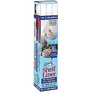 Shelf-It Liner for 12' Wire Shelving with Locking Tabs (2-Pack)