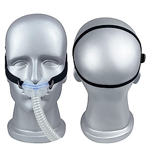 Airfit N30 P10 Headgear Straps Fully Adjustable CPAP Replacement Supplies Upgraded Headgear Straps for Resmed Airfit P10 N30 Airsense 10 Nasal Pillow Mask - 2 Pack Black