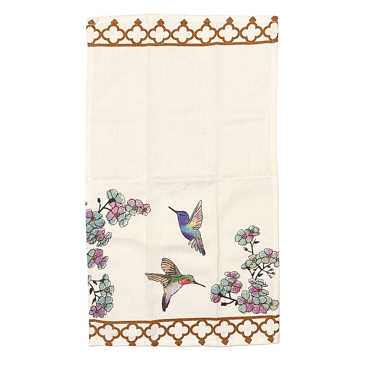 Sonoran Souvenirs Kitsch Kitchen Hummingbird Tea Towel (16" x 28") Absorbent 100% Cotton Dish Towel with a Loop