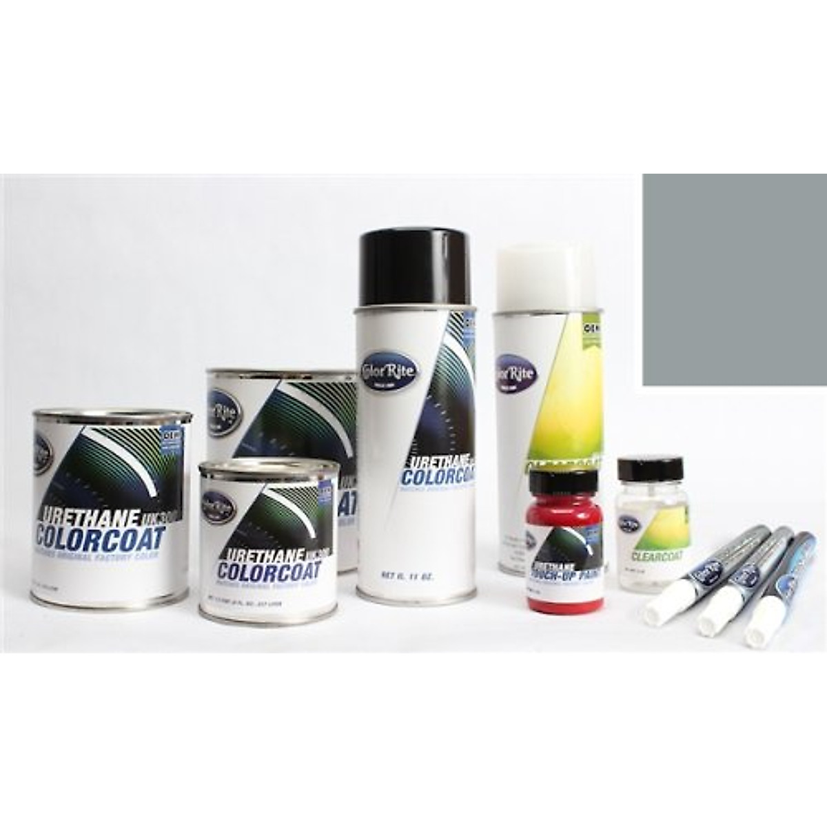 ColorRite Pen Automotive Touch-up Paint for Volvo S60 - Silver Metallic Clearcoat 426 - Color+Clearcoat Package