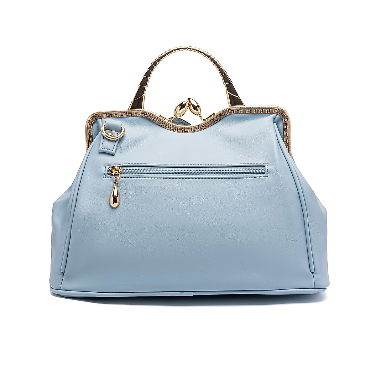 SUNROLAN Women's Evening Clutches Handbags Formal Party Wallets Wedding Purses Wristlets Ethnic Totes Satchel (9156 Blue)