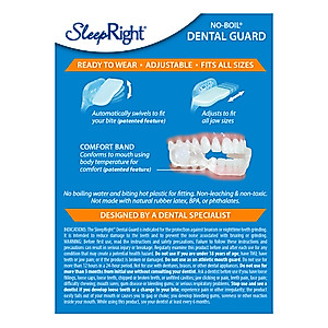 SleepRight Ultra-Comfort Dental Guard Mouth Guard to Prevent Teeth Grinding - No Boil - Extra Strong
