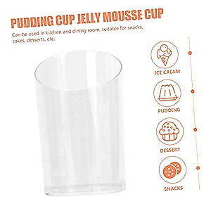 NOLITOY 80 pcs Glasses Appetizers Reusable Heart Small Sundaes Dessert Cake Portion Xcm Entrees Clear Shooter Cuakes Party Catering Cream Oz Bowls Trifle Tumbler Parfait Samplers Parties