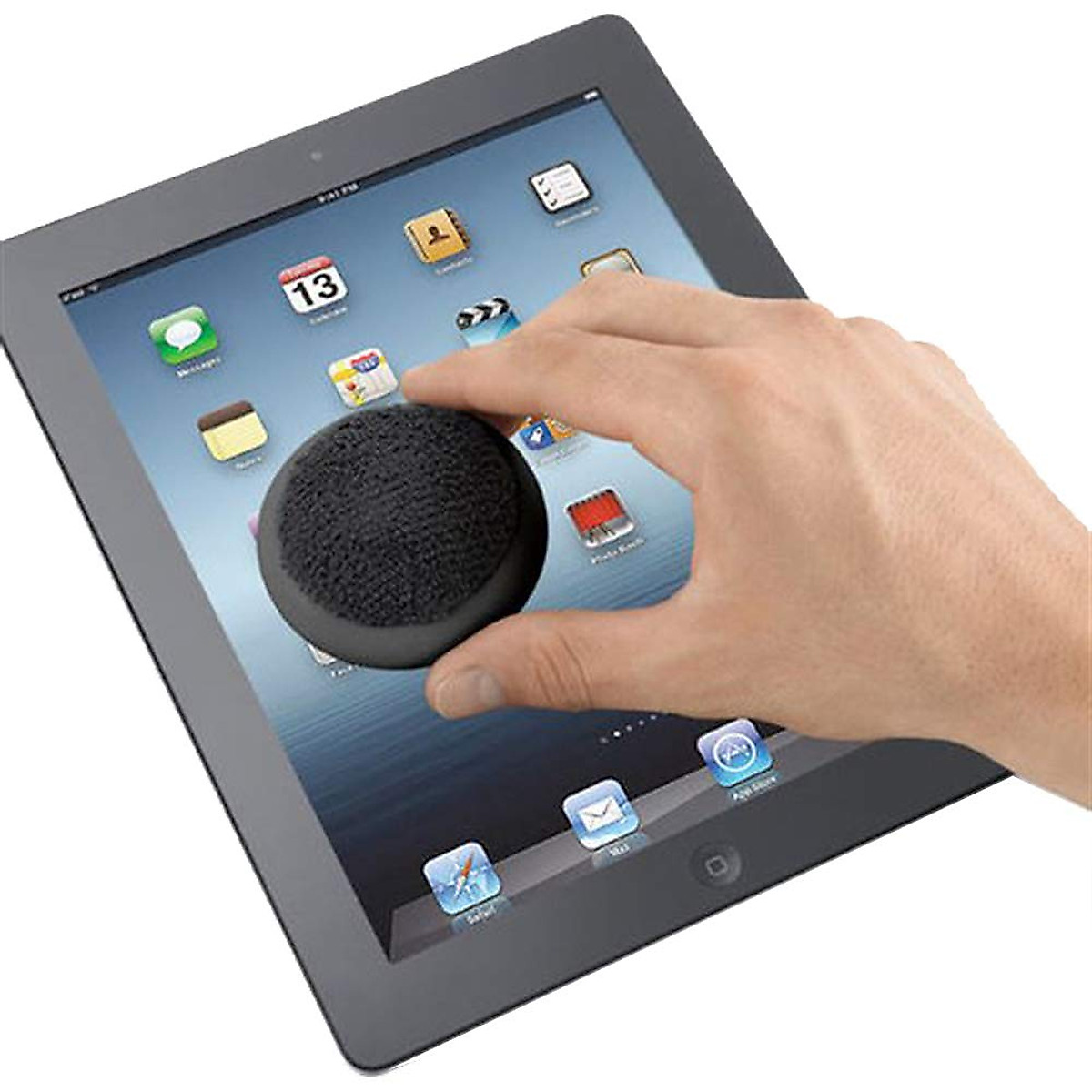 3 Pack Dual Action Touch Screen Glass Cleaner Cleaning Ball for iPad/Tablet/Smart Phone/Laptop/Computer/TV/Monitor Blue+Rose red+Purple