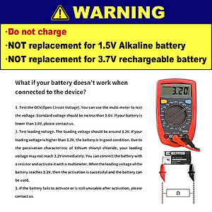 EEMB 4Pack ER26500 C Size 3.6V Lithium Battery High Capacity Li-SOCL₂ Non-Rechargeable Battery LS26500 SB-C01 TL-2200 for Automobile tire Pressure Monitor,Smart Card,Electricity Meter,Wireless Tools
