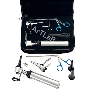 Brand New Professional 3.5 V LED Veterinary Otoscope Operating Kit High Quality Premium Set Cynamed