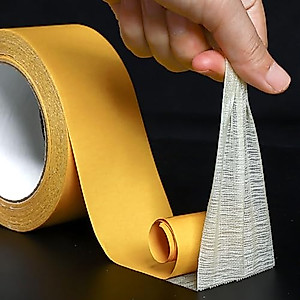 XZRDINGJIE Double Sided Tape Heavy Duty Mounting Tape, 1.18inch x 33ft Double-Sided Fabric Tape Adhesive Tape No Residue, for Home & Office
