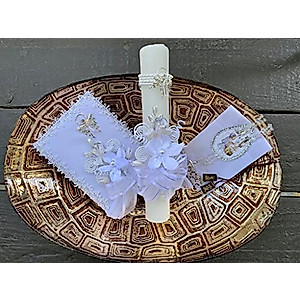 First Communion Candle Set for a Girl