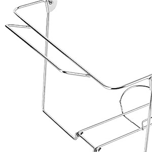 Gdrasuya10 12 Pcs Foldable Buffet Stand - Metal Chafing Rack with Wire Frame Holder - Serving Trays & Food Warmer - Catering Supplies for Wedding & Birthday Party, Silver