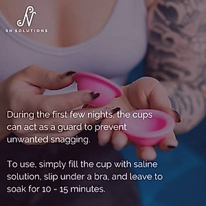 SN Solutions Nipple Piercing Cleaner - Nipple Piercing Aftercare for Use with Saline Solution Spray or Other Piercing Cleaning Solution - Nipple Piercing Kit for Women