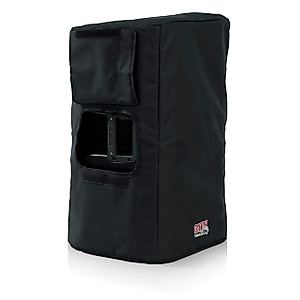 Gator Cases Protective Nylon Speaker Cover for Compact 12" Speaker Cabinets; Fits QSC K12, Yamaha DXR12 and more (GPA-CVR12), Black