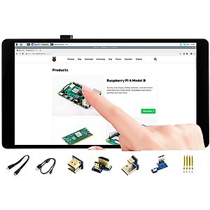5.5inch Capacitive Touch AMOLED Display, 1080x1920 Pixel LCD Screen with Toughened Glass Cover, Support Raspberry Pi Raspberry Pi 4B/3B+/3B/2B/Zero/Zero W/Jetson Nano/Windows 11 /10 /8.1 /8 /7