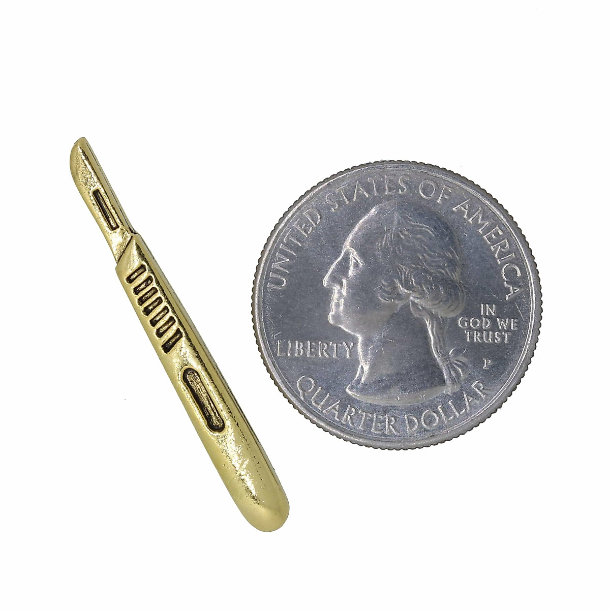 Jim Clift Design Scalpel Gold Lapel Pin - 1 Count