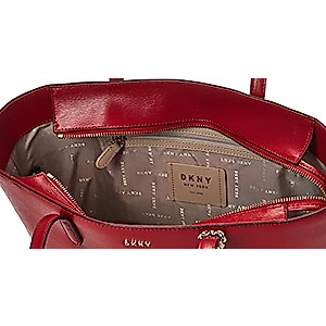 DKNY womens Dkny Bryant Md Tote, Bright Red, One Size US