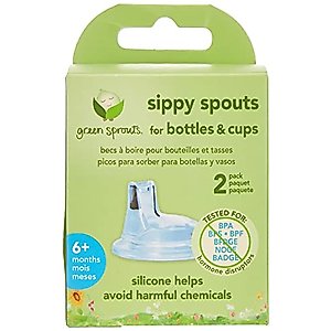 Sippy Spouts for Bottles and Cups (2 Pack)
