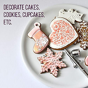 U.S. Cake Supply Airbrush Cake Pearlescent Shimmer Metallic Color Set - The 6 Most Popular Metallic Colors in 0.7 fl. oz. (20ml) Bottles - Safely Made in the USA product