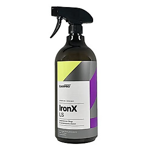 CARPRO IronX Iron Remover: Lemon Scent - Stops Rust Spots and Pre-Mature Failure of the Clear Coat, Iron Contaminant Removal - Liter with Sprayer (34oz)