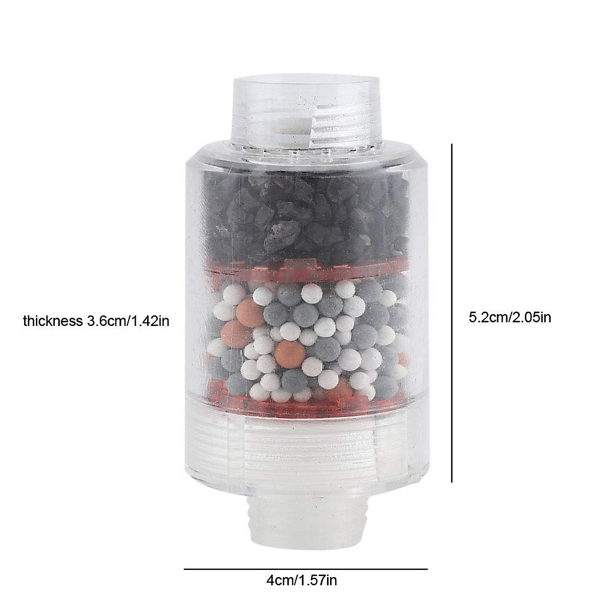 Liineparalle Shower Head Filter Bathroom Fixtures Softener Chlorine Heavy Metal Remover for Bathroom Bath Fixtures