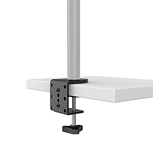 WALI C-Clamp Base Stand Mounting Accessory for WALI Monitor Mount Workstation System (C-CLAMP), Black
