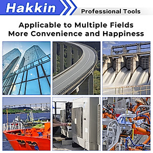 Hakkin 240Pcs Hex Bolts and Nuts Kit Stainless Steel Spring Washers Assortment Kit, 3/8" 1/4" 5/16", 10 SAE Sizes Machine Screws Set with Storage Case