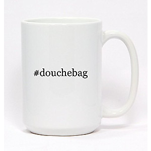 Los Drinkware Hermanos #douchebag - Hashtag Ceramic Coffee Mug 15oz