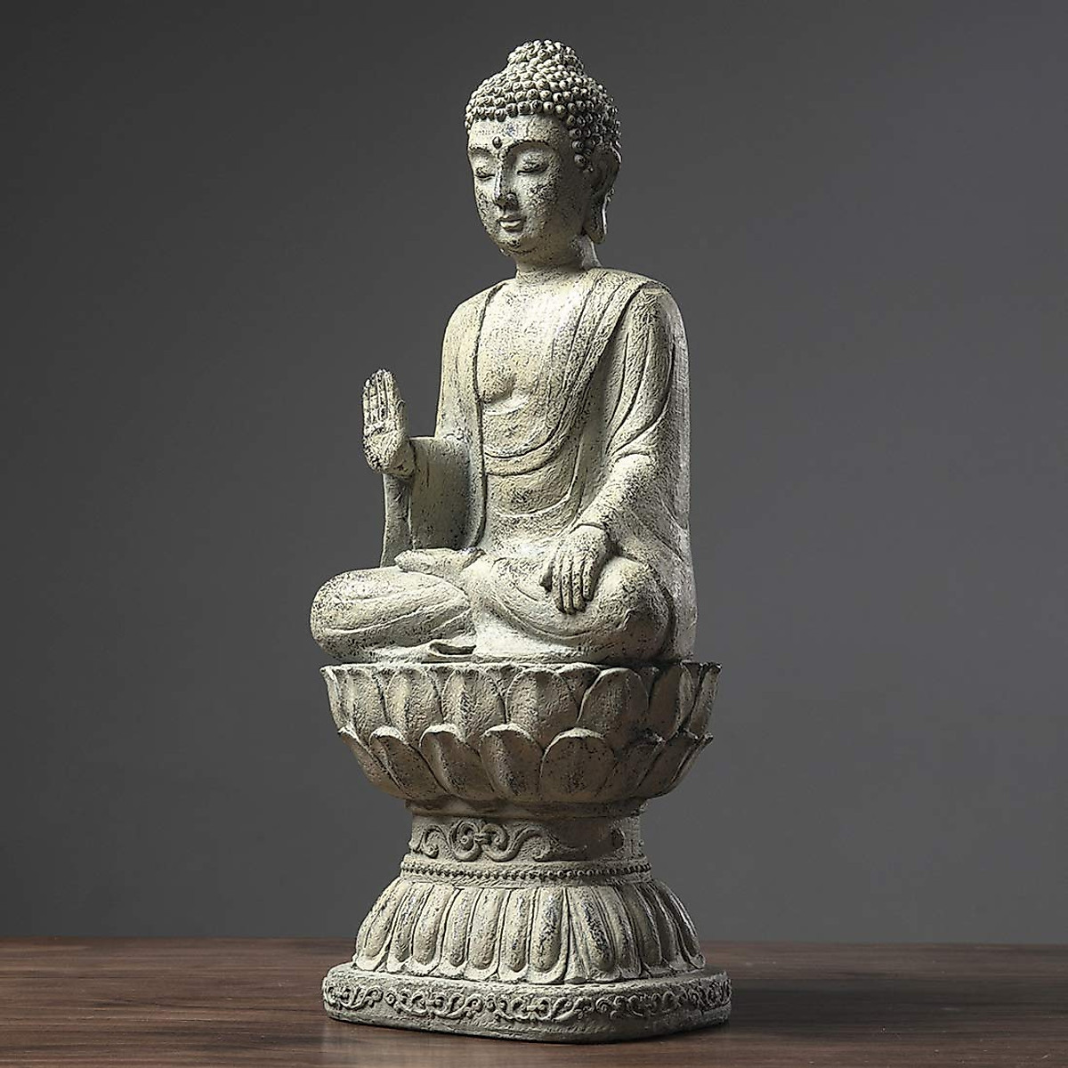 Zen World Buddha Statue, for Zen Decor Spiritual Decor Meditation Decor, Bring You Inner Peace and Love