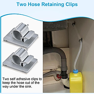 Yunlihua Soap Dispenser Extension Tube Kit, 47" Premium Sink Soap Dispenser Extension Kit with Upgraded Check Value, Powerful Suction, Never Fill the Little Bottle Again