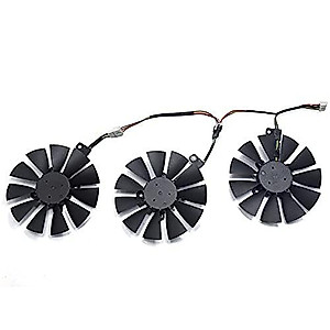 inRobert PLD09210S12HH Video Card Cooling Fan for ASUS STRIX R9 390X 390 RX480 RX580 GTX 980Ti 1060 1070 1080 Graphic Card (Fan-3pcs)