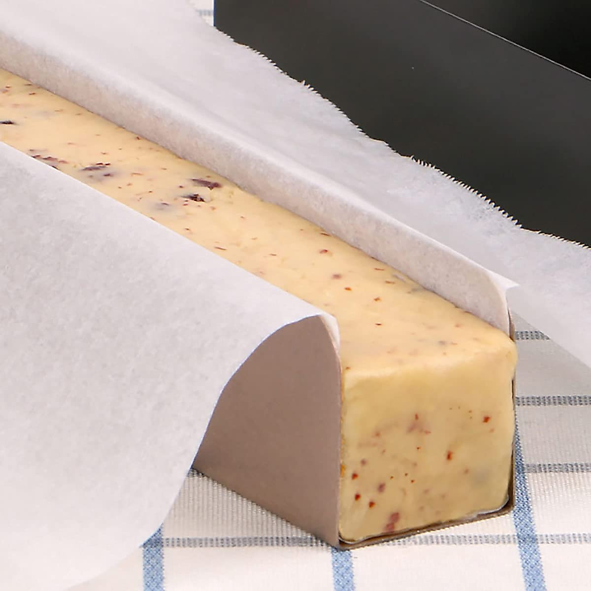 Dadamong 2Pcs U-Shape Non-stick Biscuit Cake Bread Mold Baguette Toast Mould, Carbon Steel Rectangle Cake Pan Cranberry Cookies Molds for Kitchen Baking (Champagne)