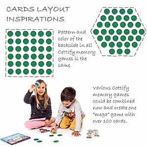 Montessori-Inspired Wooden Matching Game for Toddlers 2-4 Years - Things that Go - Durable, Scratch-Resistant 36 Card Set, Includes Carry Bag - Memory Game for Toddlers 2-4 Years - Means of Transport