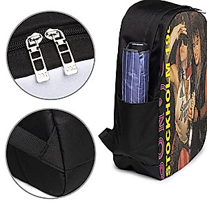 Bon Rock Band Jovi Travel Laptop Backpack, Business Anti Theft Durable Backpack With USB Charging/Headphone Port Daypack College School Computer Bag Gifts for Men & Women Fits 17x 12 x 6.5 Inch Bookbag