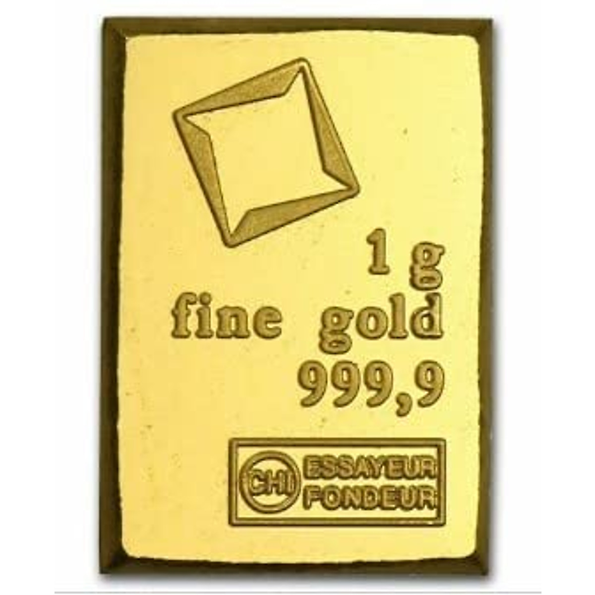 Valcambi 1gram Combibar .999 Fine Gold Bar