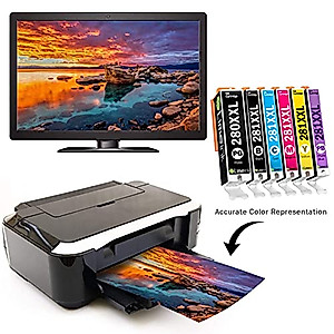 Limeink Compatible Ink Cartridge Replacement for PGI-280XXL CLI-281XXL 280 XXL 281XXL for Canon Pixma TS8100 TS8120 TS8200 TS8220 TS8222 TS8300 TS8320 TS8322 TS9100 TS9120 Printers (6 Pack)