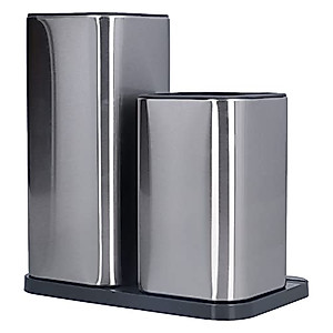 Kitchen Organizer, Universal Fixed Blade Stainless Steel Knife Holder for Kitchen Knives for Scissors